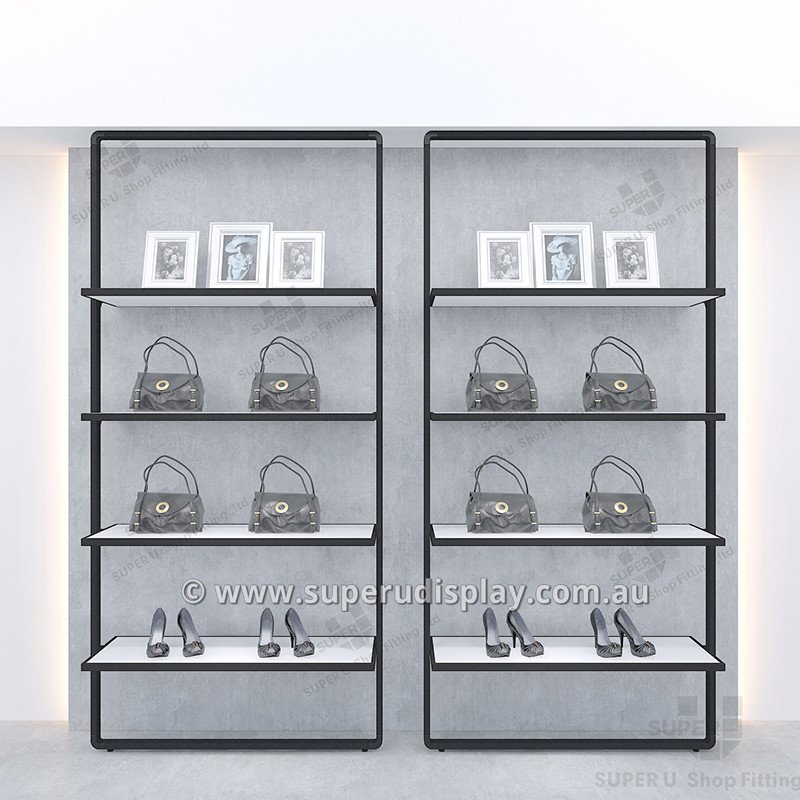 Modular Wall Mount Handbag Display Shelf - Custom Made Shop Fittings ...