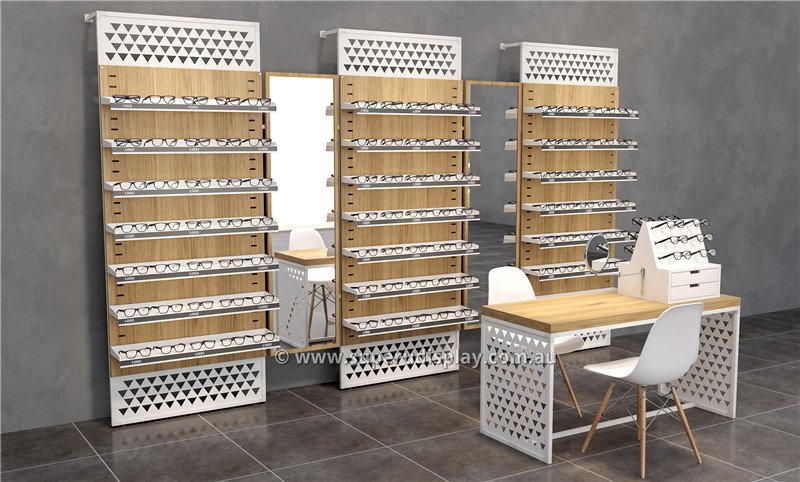 Retail Wall Display Systems for Optical Shop - Custom Made Shop ...
