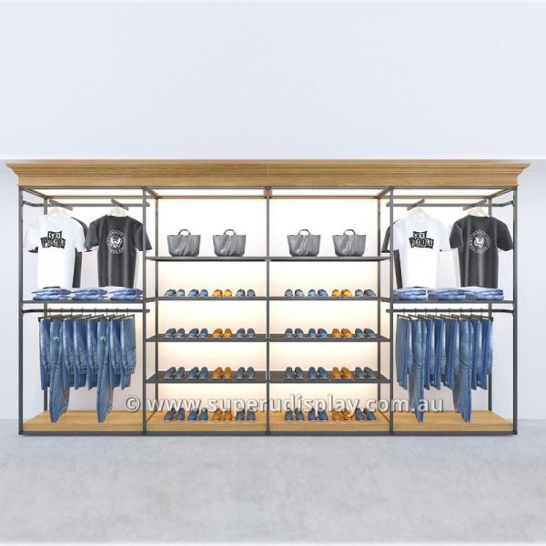 Clothing Wall Display Racks for Kids Store - Custom Made Shop Fittings ...