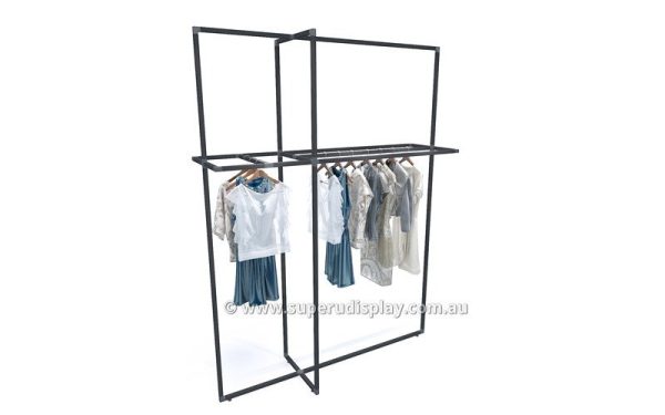 Wall Mounted Wall Clothing Racks - Custom Made Shop Fittings for Retail ...