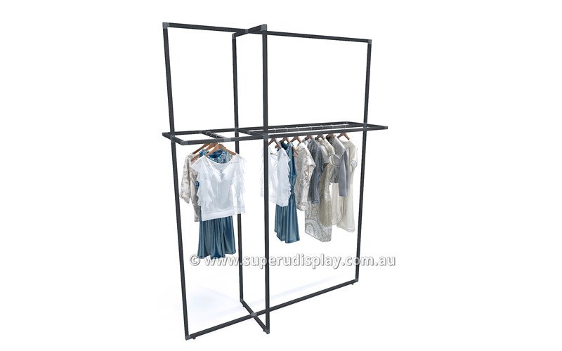 Wall Mounted Wall Clothing Racks - Custom Made Shop Fittings for Retail ...